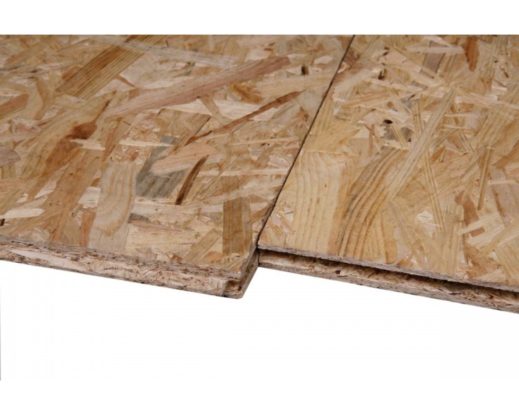 PANNEAU OSB Rainuré 12mm 169X63,4CM "Palette complete" Livré